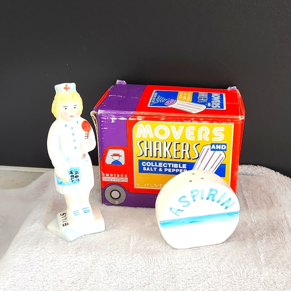 omnibus | Kitchen | Movers Ans Shakers Collectible Salt And Pepper ...